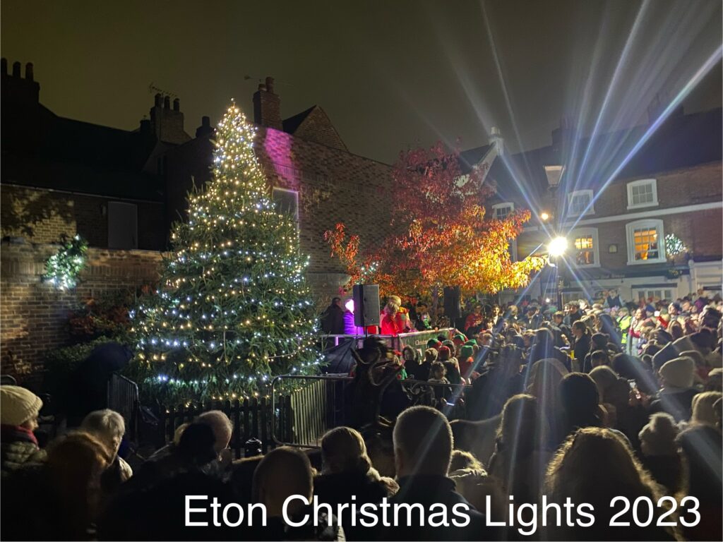 Switching on the Eton Christmas Lights - Visit Eton